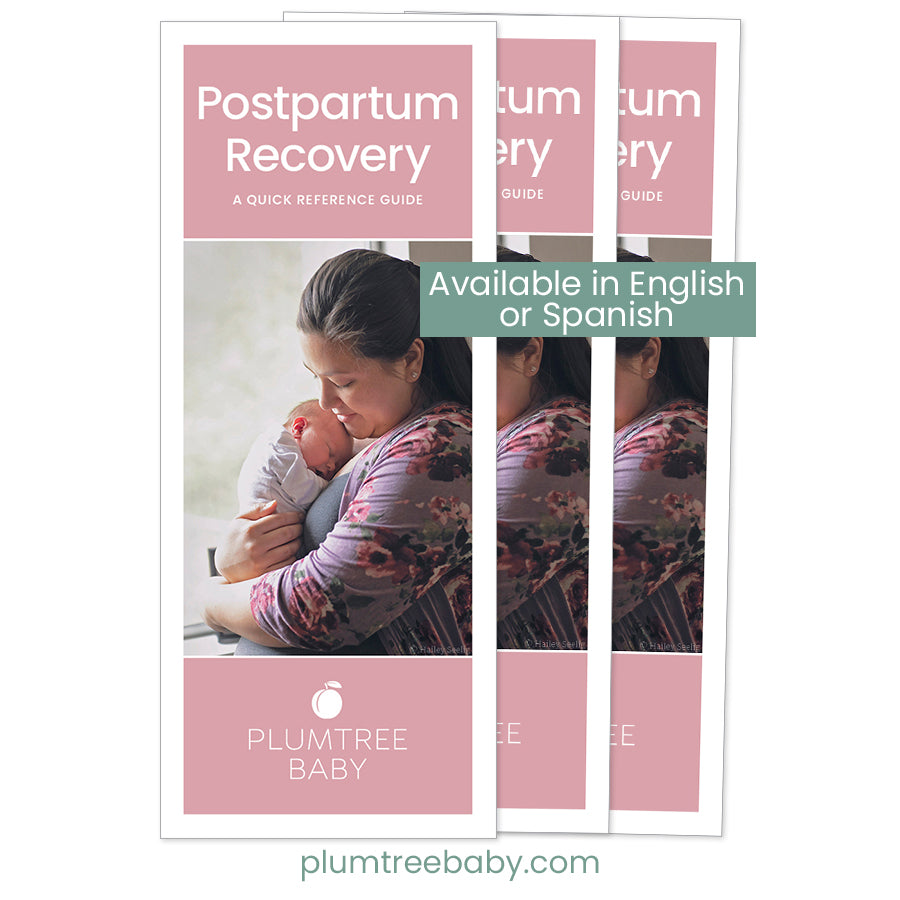 Postpartum Quick Reference Guides - Pack of 50 – Plumtree Baby